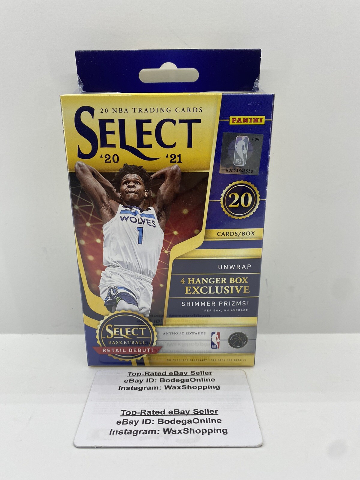 🔥2020-21 Panini Select NBA Basketball Hanger Box - Lamelo Edwards RC🔥 ...