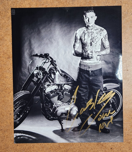 CASKEY w/Motorcycle Autographed / SIGNED Photo Rap Rapper Black Sheep ...