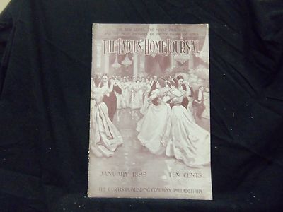 1899 JANUARY LADIES' HOME JOURNAL MAGAZINE - GREAT ILLUSTRATIONS & ADS ...