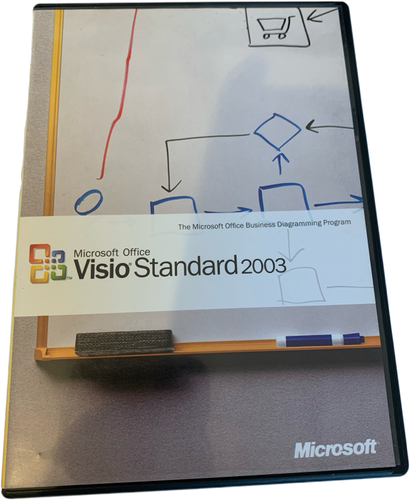 Genuine Microsoft Office Visio 2003 - CD, With Valid Product Key Retail ...