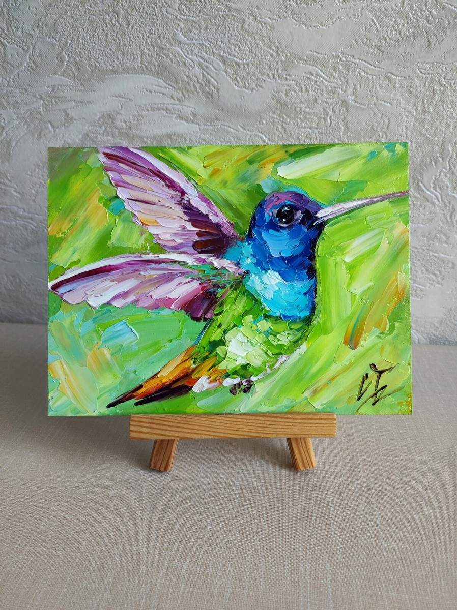 Oil Paintings Of Hummingbirds Amazon.com: 2 Piece Hummingbird Canvas