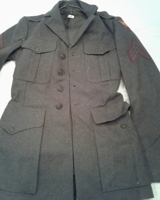 Ww2 usmc class a uniform with pants Sgt pacific theater | eBay