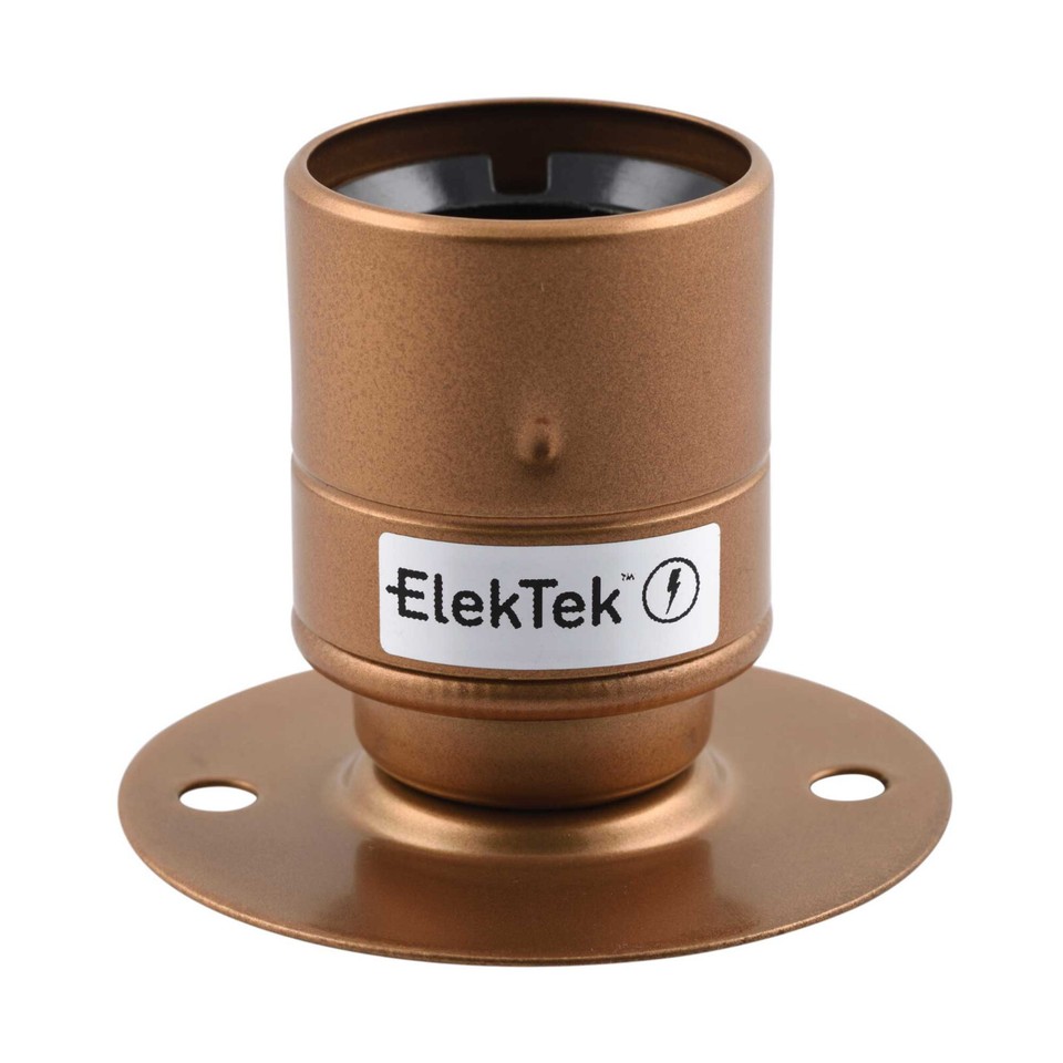 ElekTek E27 Batten Base Edison ES Light Lamp Bulb Holder BESA Conduit ...