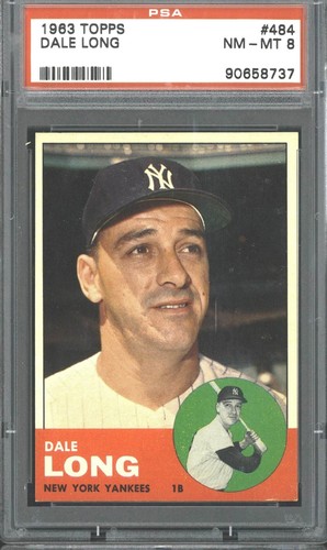 1963 Topps #484 Dale Long - PSA 8 | eBay