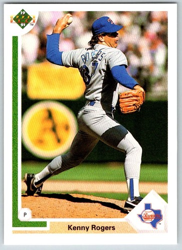 1991 UPPER DECK KENNY ROGERS TEXAS RANGERS #606 | eBay
