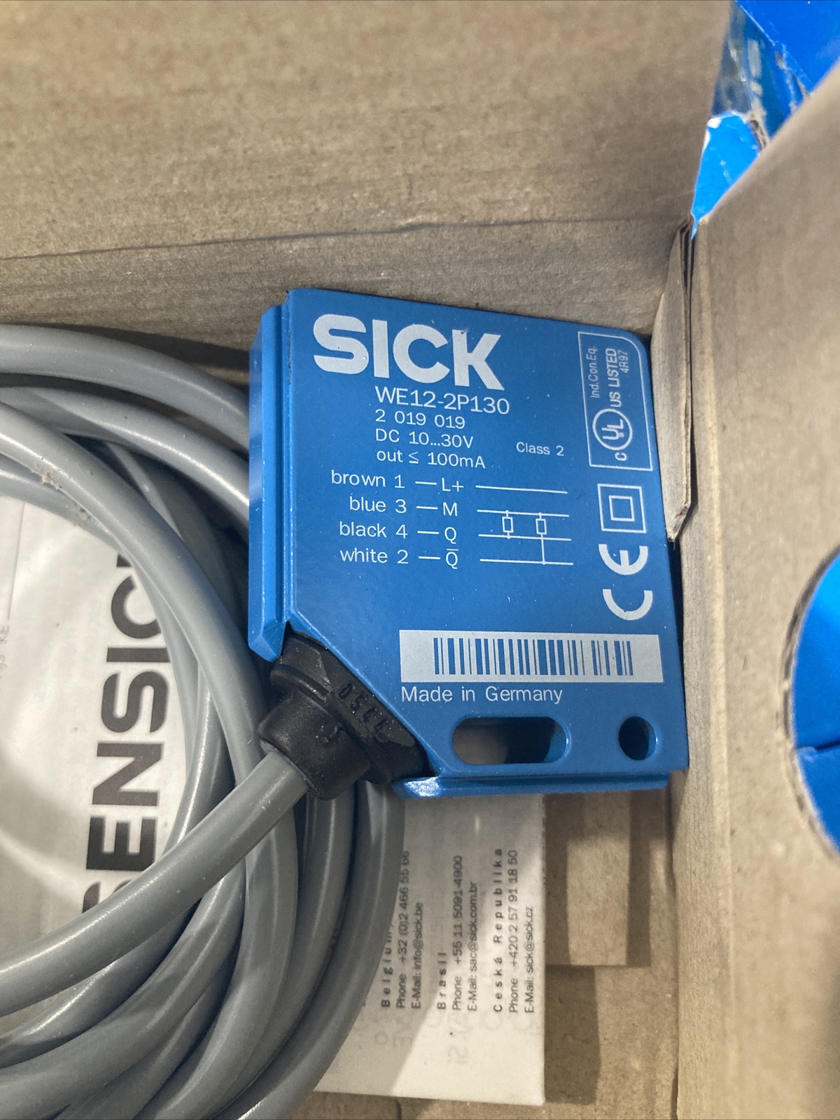 SICK WE12-2P130 / WE122P130 () for sale online | eBay