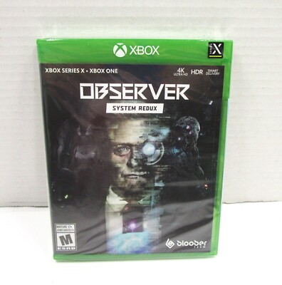 OBSERVER SYSTEM REDUX Microsoft Xbox One Video Game - New Factory seal ...