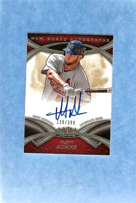 2014 Topps Tier One New Guard Autograph #NGA-MAD Matt Adams /399 Auto ...