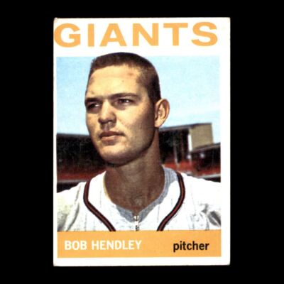 Bob Hendley 1964 Topps San Francisco Giants #189 Set Filler Read! | eBay