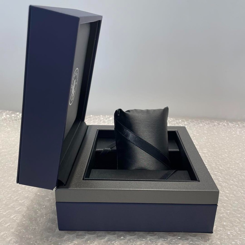 Grand Seiko Empty Watch Box Travel Storage Watch Case Blue From Japan ...