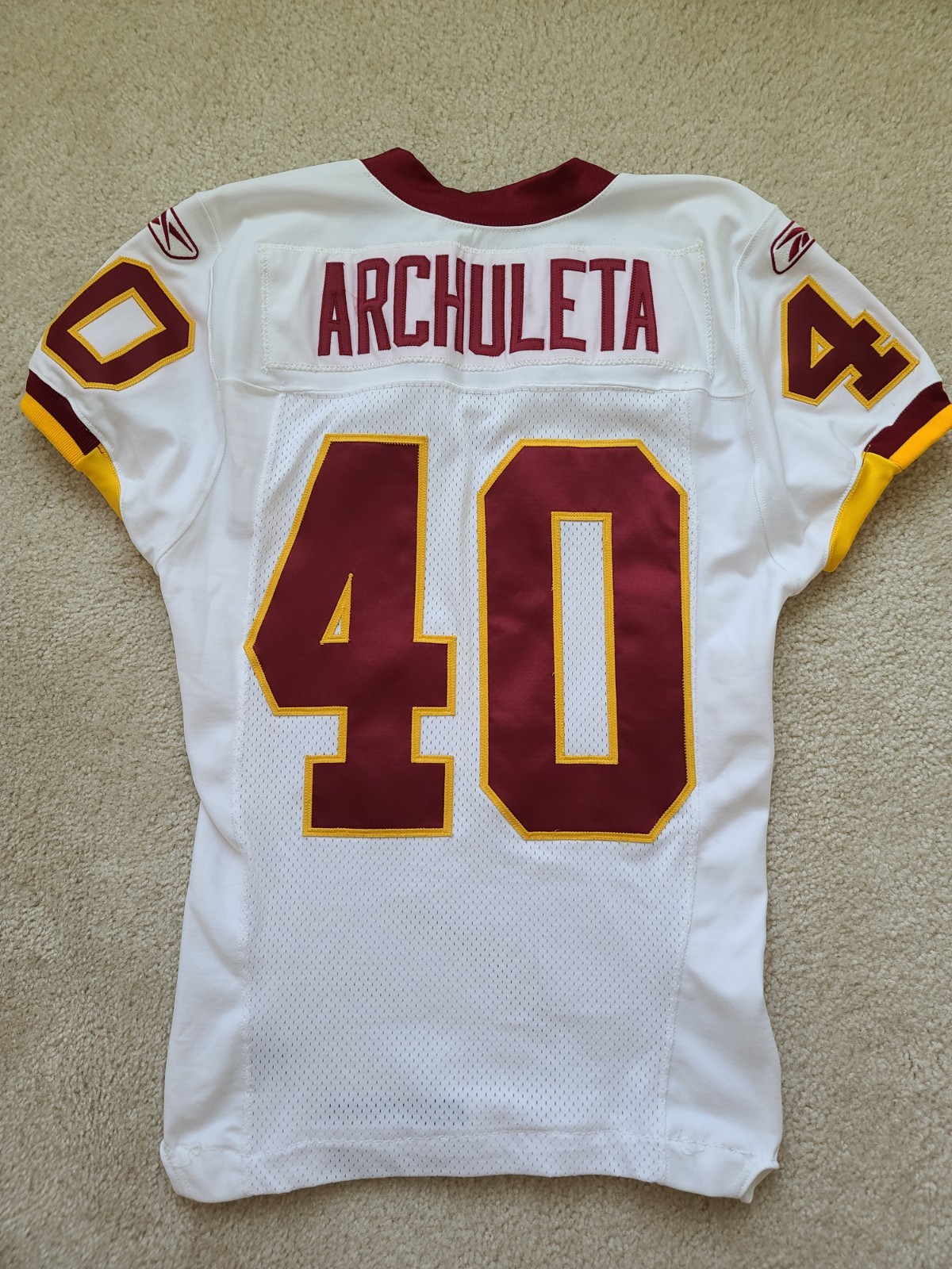 NFL Washington Redskins Adam Archuleta Game Used Worn 2006 Reebok ...
