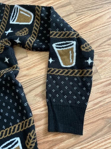 Tipsy Elves Sweater Mens Small Ballast Point Beer Ugly Christmas Santa ...