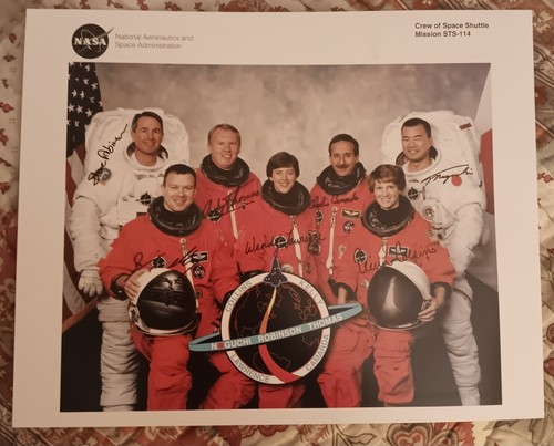 Space Shuttle STS-114 Astronauts Auto Pen Signatures NASA Photograph | eBay