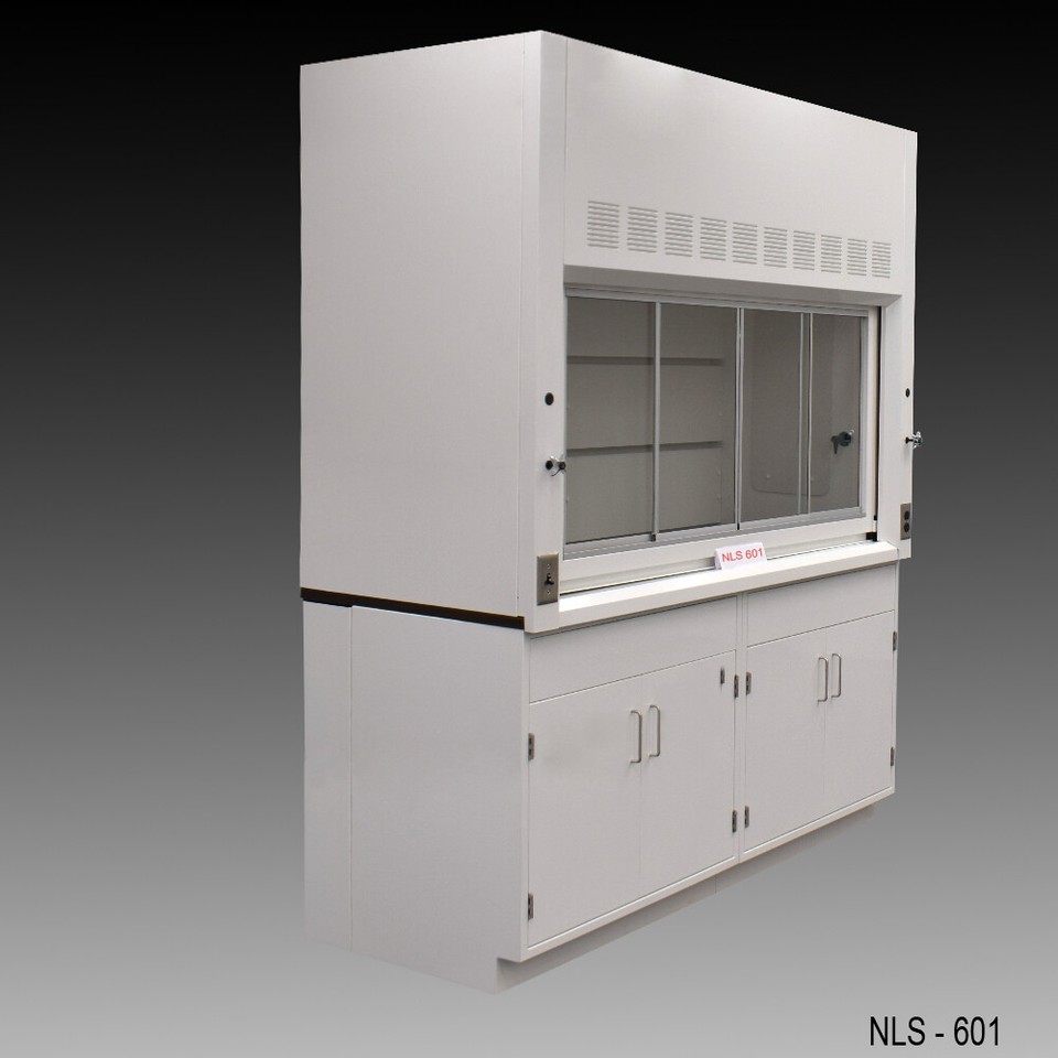 6' Chemical Fume Hood w/ & 2x Storage Cabinets / Dual Sash E1-005 | eBay