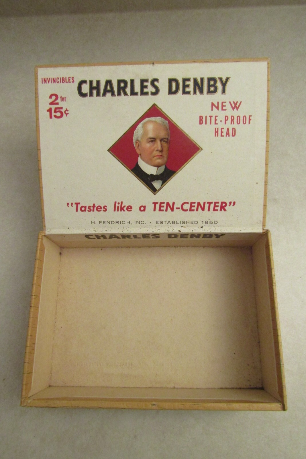 Vintage Cigar Box - Charles Denby Invincibles - 1930s to 1940s Likely ...