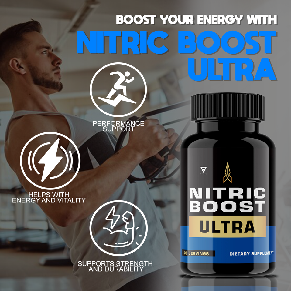 (3 Pack) Nitric Boost Ultra Capsules, Nitric Boost Ultra Reviews (180 ...