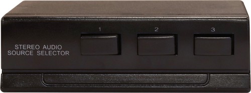 Stereo Audio Source Selector 3 Way Push Button Switch | eBay UK