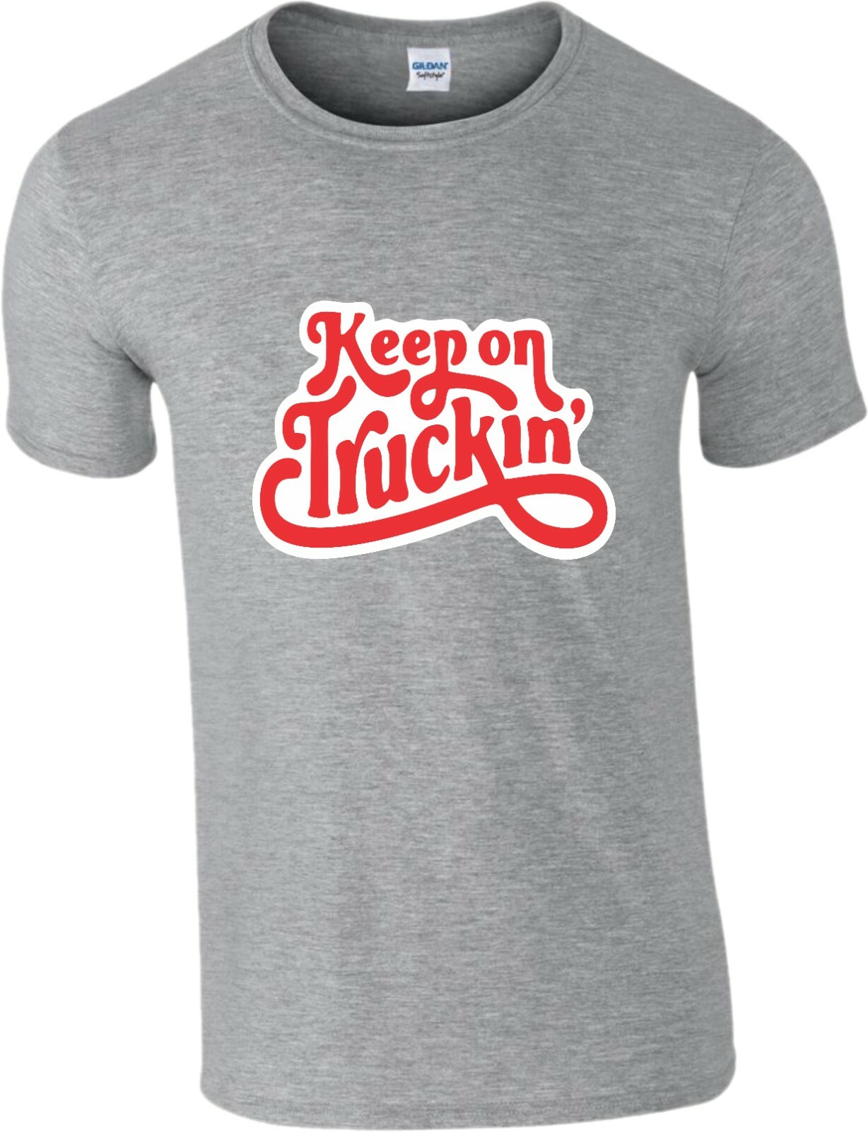 Adults Modern Unisex Tee Shirt Keep On Trucking Design Trendy Tee Small to 4XL | eBay