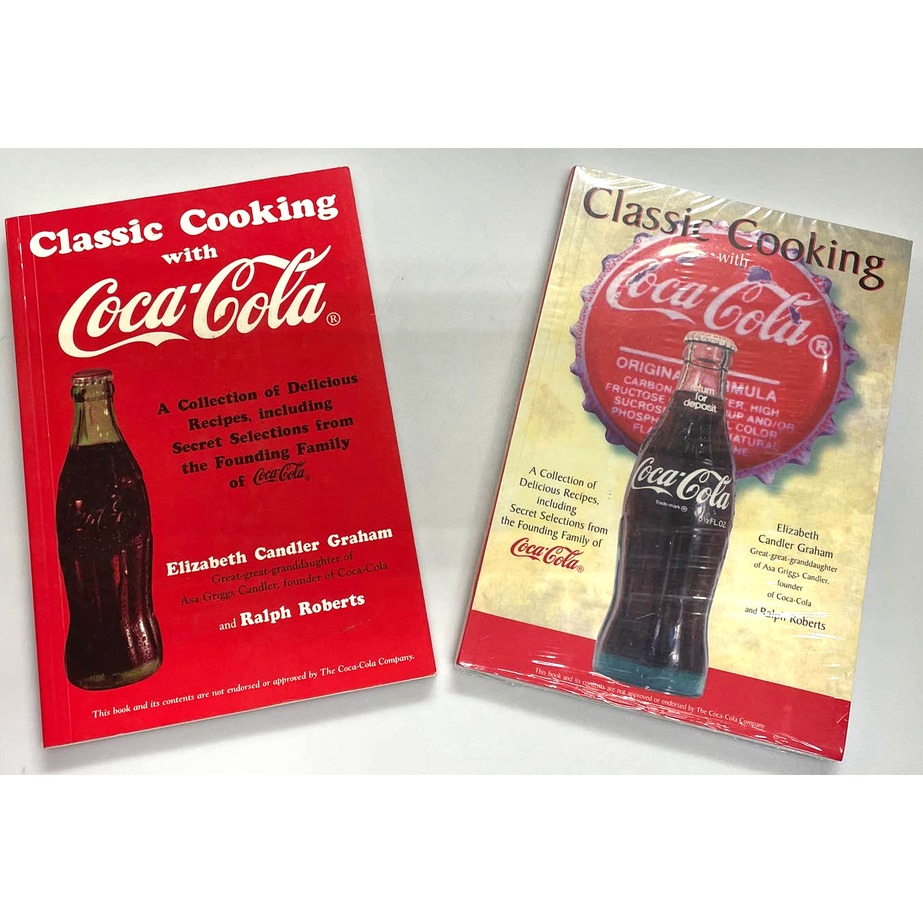 Lot of 2 Classic Cooking with Coca-Cola by Ralph Roberts and Elizabeth ...