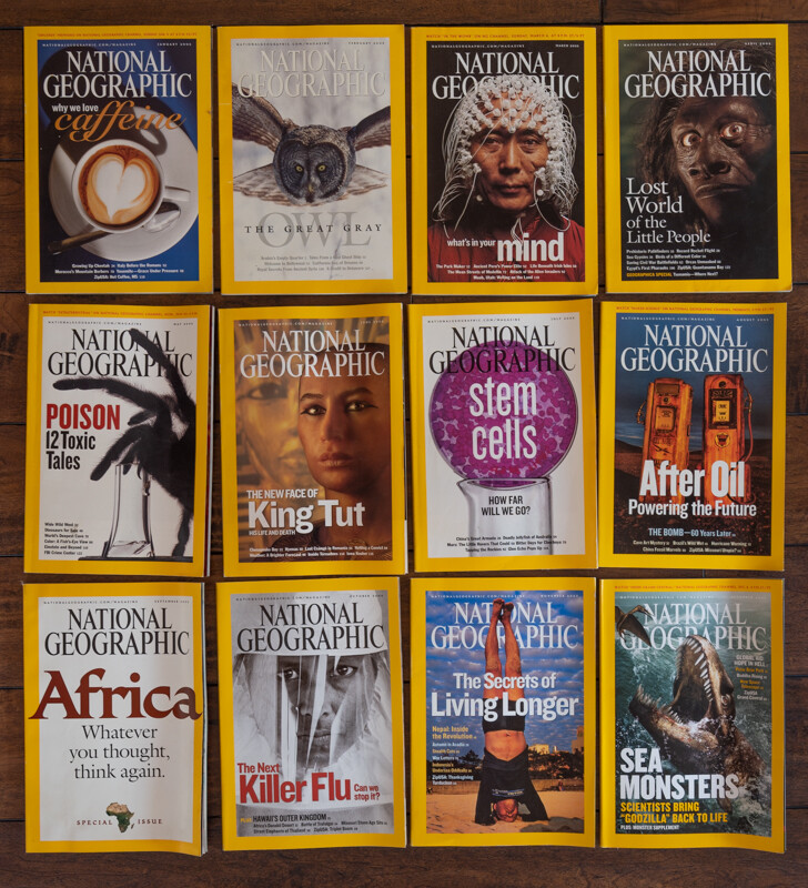 National Geographic 2005 - Full Year - 12 Issues | eBay