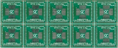 QFP48, LQFP48, TQFP48 0.50mm(0.02") to 4xIDC1x12 (1.27mm p.r.) - 10 PCS ...