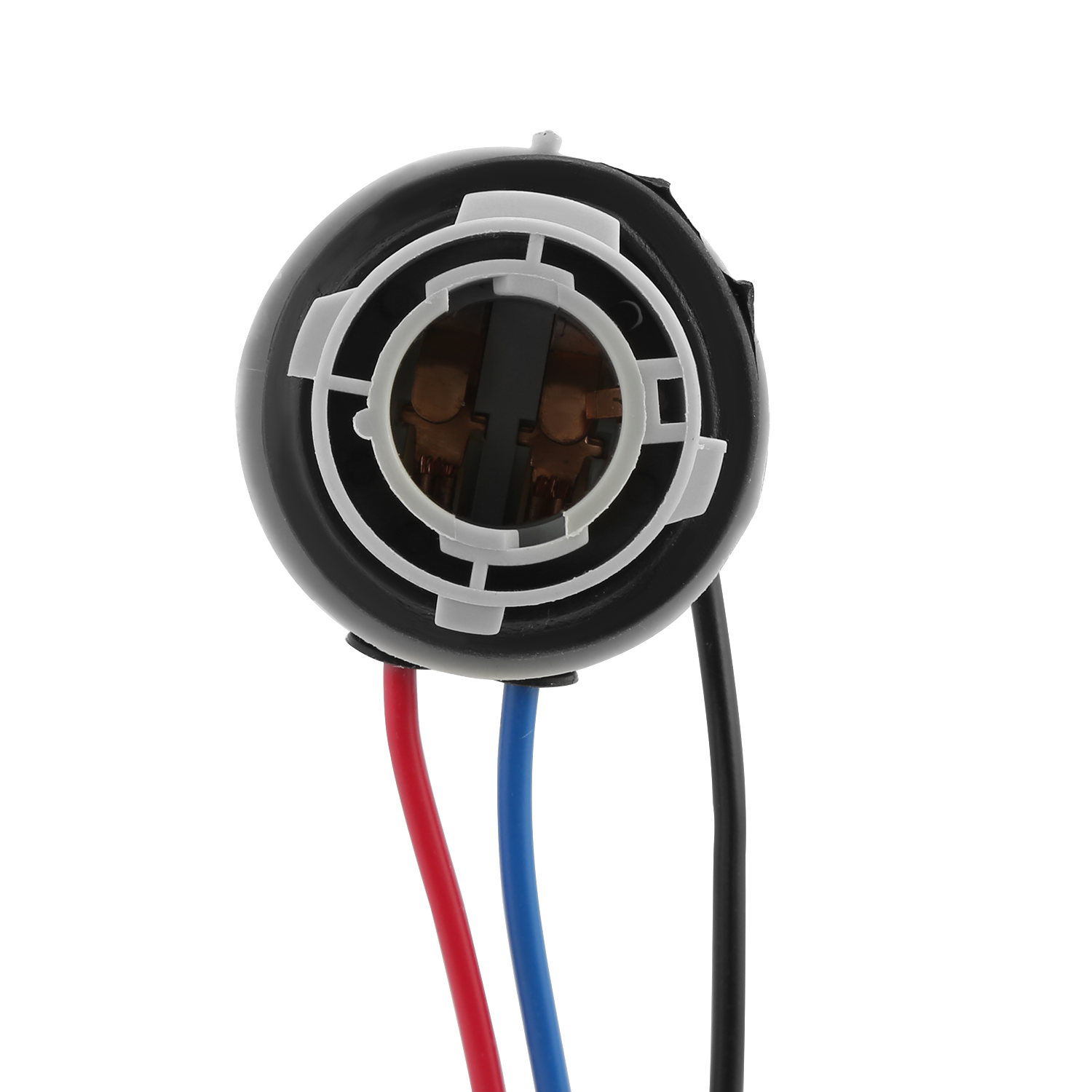 2PCS 1157 2357 LED Pig Tail Plug Stop Brake Turn Light Bulb Socket ...