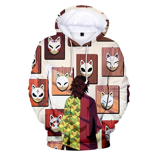 New Demon Slayer Kimetsu no Yaiba Kamado Nezuko Anime Hoodie Sweatshirt ...