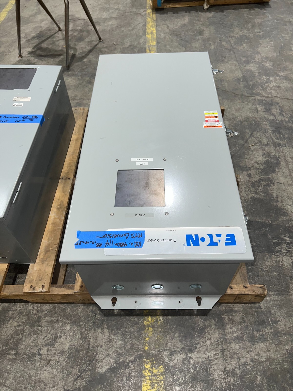 Eaton 100 Amp MTS Manual Transfer Switch 3 Phase 3 Wire 480v MTS #13 | eBay