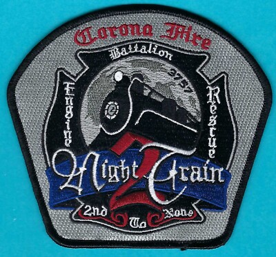 CORONA CALIFORNIA ENGINE 2 RESCUE 2 COMPANY FIRE PATCH NIGHT TRAIN | eBay