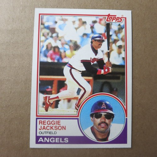 Reggie Jackson "Mr. October 1983 Topps #500 California Angels HOF NM+ ...