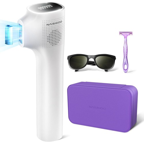 The Shiner Dual-Stage Safety IPL Laser Hair Removal Device Permanent ...