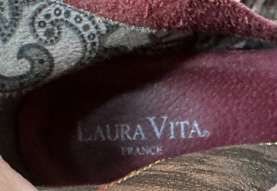 Laura Vita France Leather Boots Style Aleja Women's Size EU 40 So Cute ...