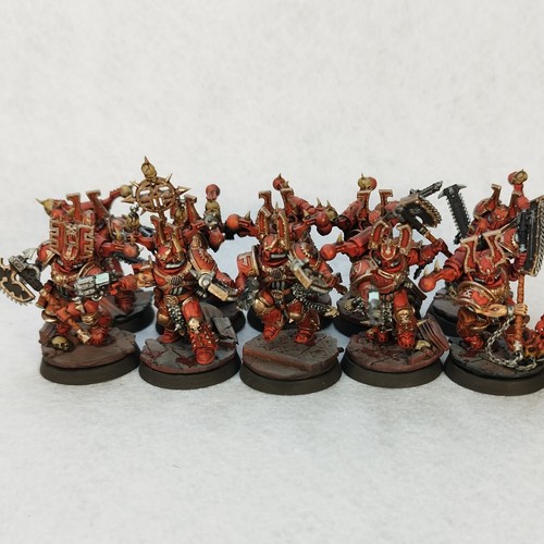 warhammer 40k painted WORLD EATERS Exalted of the Red Angel BERSERKER ...
