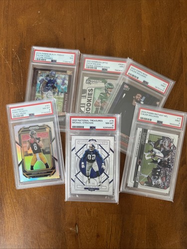 NFL CARD LOTS - 6 Total Cards PSA Graded Lot | eBay