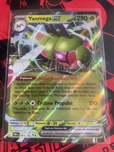 Carte Pokémon Yanmega EX 003/182 DRI Rivalités Destinées FR NEUF | eBay