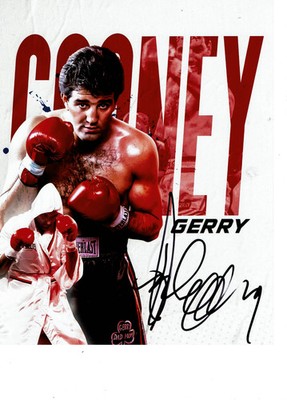 Gerry Cooney autographed 8x10 color action photo | eBay