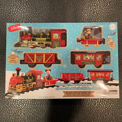 Disney Mickey Mouse Holiday Express 12-piece train set | eBay