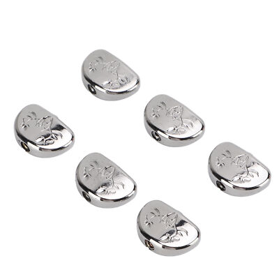 6 X Guitar Tuner Machine Head Buttons Replacement Metal Large ...