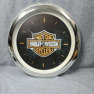 2001 Harley Davidson Motorcycle Rev Throttle Sounds Speaker Wall Clock ...