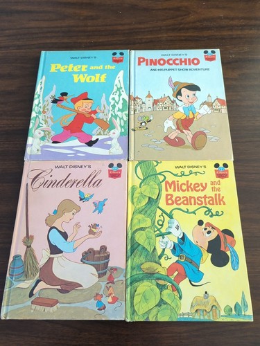 Lot of 5 Vintage Walt Disney's Books Mickey and the Beanstalk ...