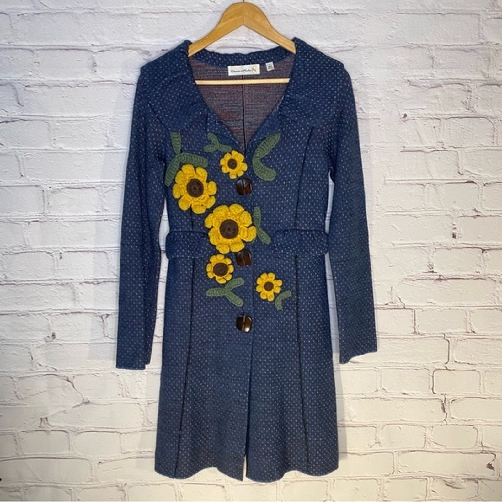 Anthropologie Charlie & Robin Crochet Knee Length Swe… - Gem