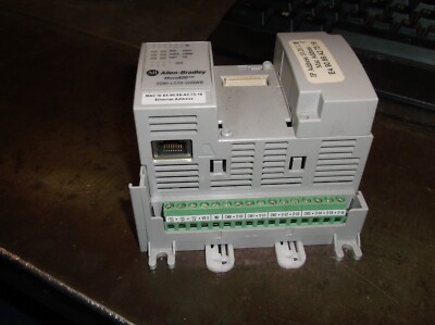 ALLEN BRADLEY 2080-LC20-20QWB SER A FW 6.012 MICRO 820 PLC CONTROLLER ...