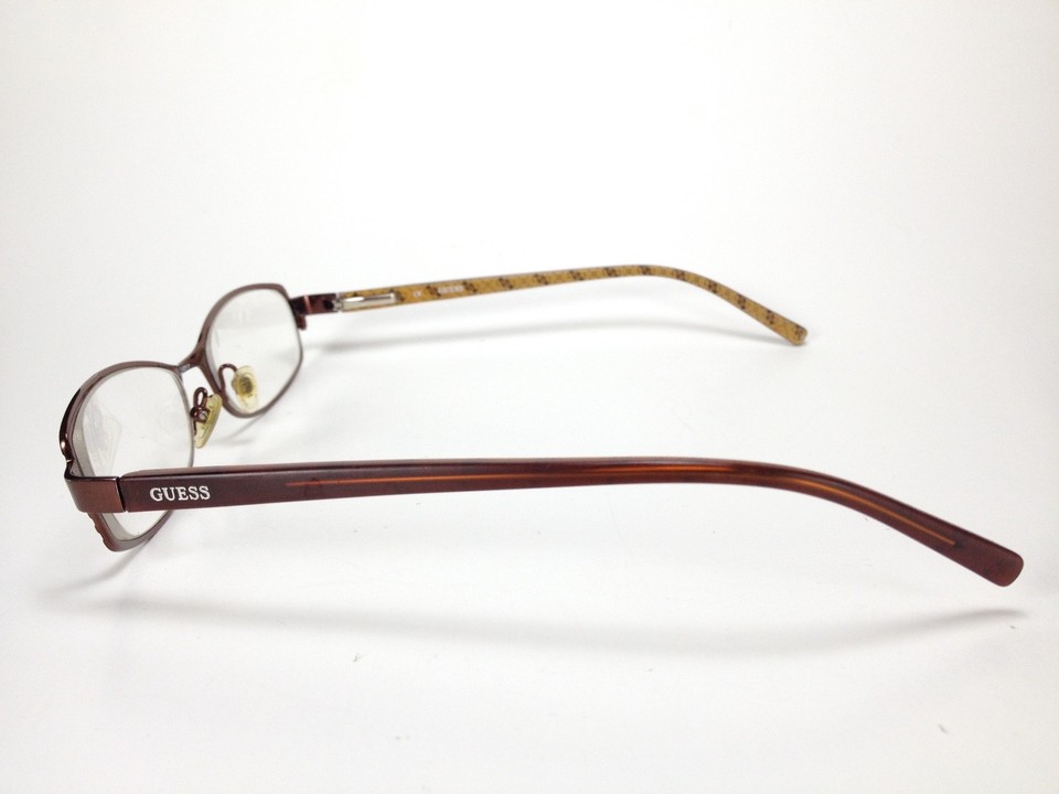 Guess Eyeglasses GU 1372 Brown Metal & Plastic Frame 51-17-135 | eBay