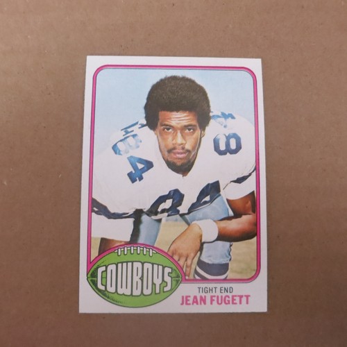 Jean Fugett RC 1976 Topps #447 Dallas Cowboys NM+ Washington Redskins ...