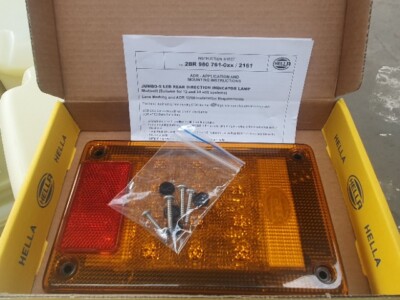 2161 - HELLA BRAND Jumbo-S LED Rear Direction Indicator Lamp. | eBay ...