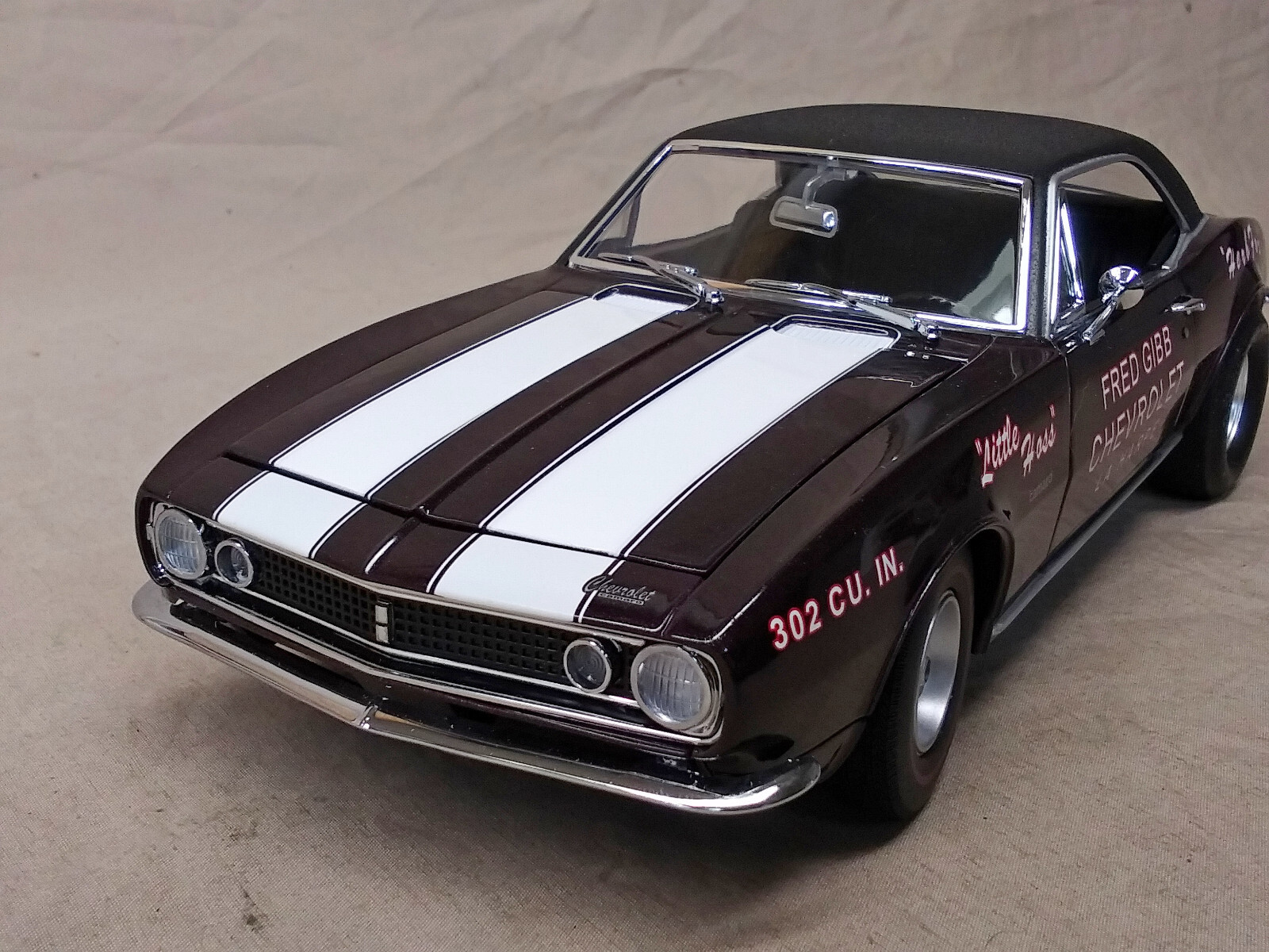 Vintage AHRA Fred Gibb's 1967 Z/28 Stock Eliminator Camaro 1:18 | eBay