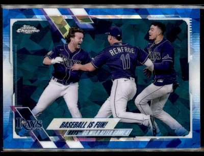 2021 Topps Chrome Sapphire #353 Baseball is Fun! Rays Go Wild NM/MT | eBay