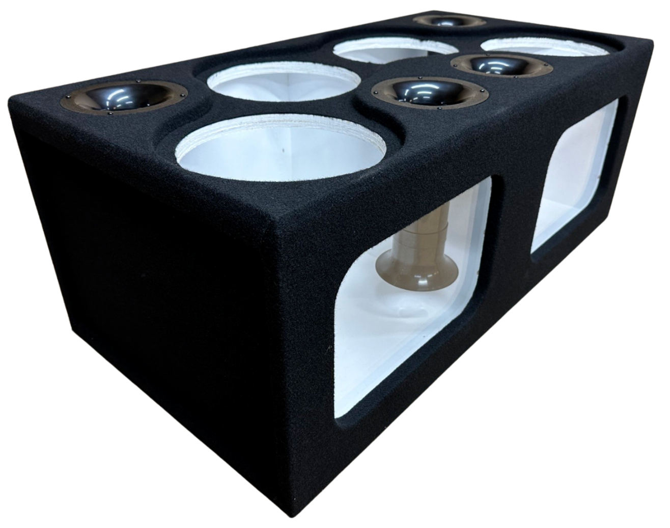 Custom Ported Sub Box Enclosure for 4 10" Subs ~ ACRYLIC PLEXIGLASS ...