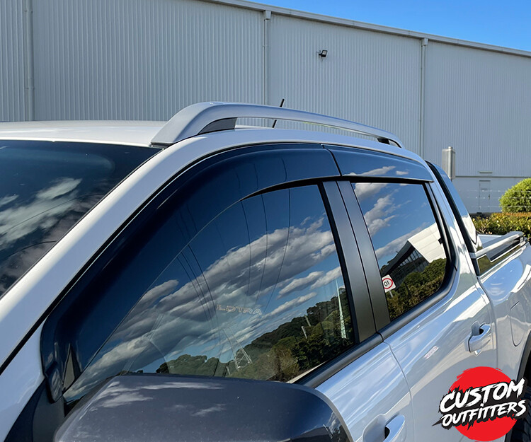 Black Slim WeatherShields Visors to suit NEXT GEN Ford Ranger Raptor ...