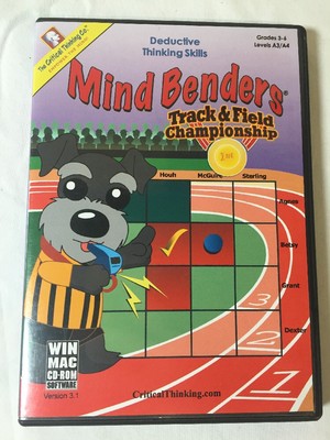 Mind Benders Track and Field Championship Thinking Skills Games CD ...